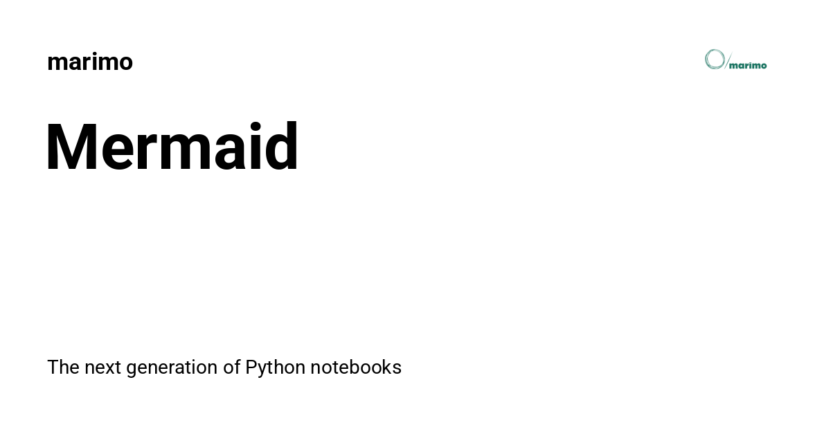 Mermaid - marimo